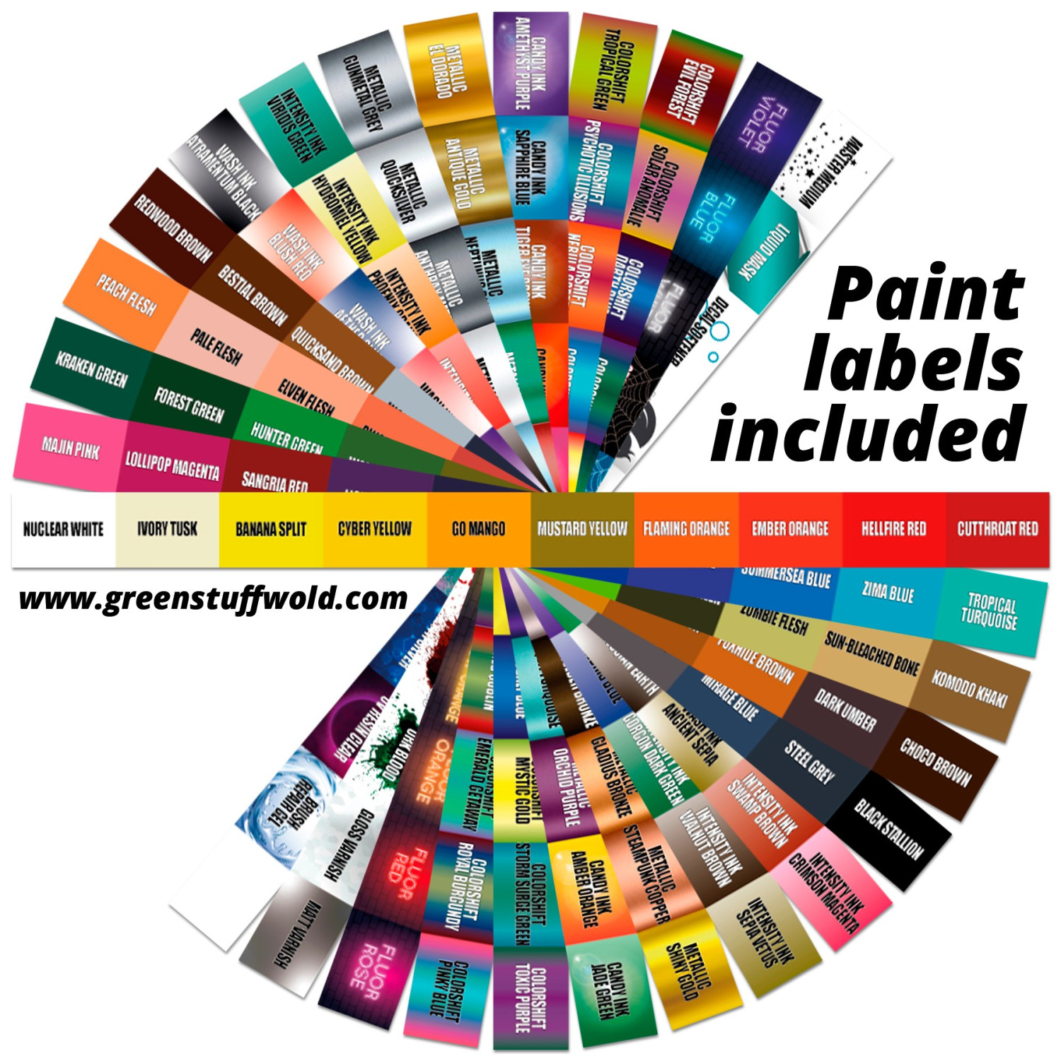 GSW Paint Display Rack - ULTIMATE Collection | - GSW