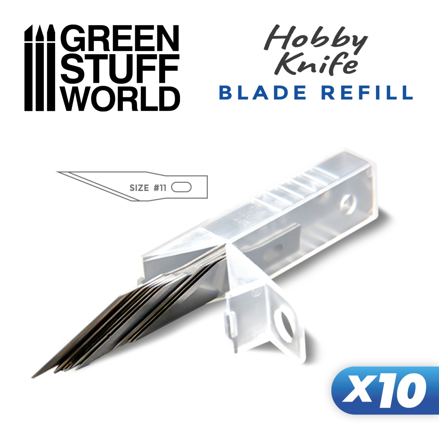 10x Hobby Knife Blade Refill - GSW