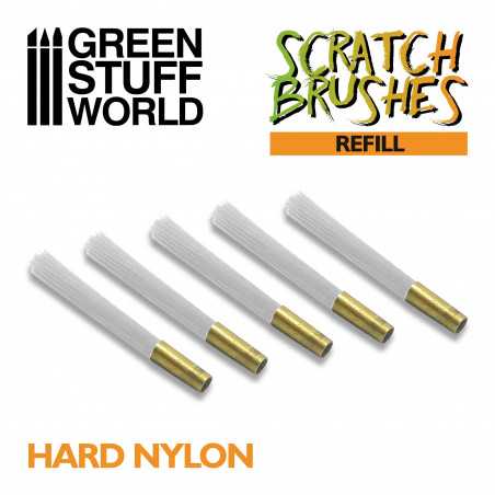 Scratch Brush Set Refill – Hard nylon | - GSW