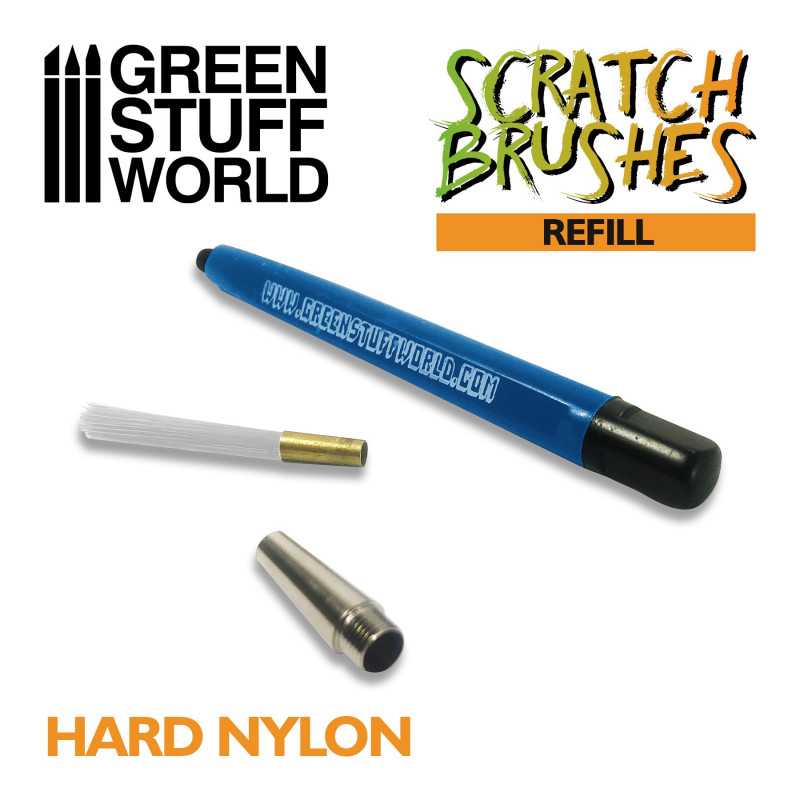 Scratch Brush Set Refill – Hard nylon