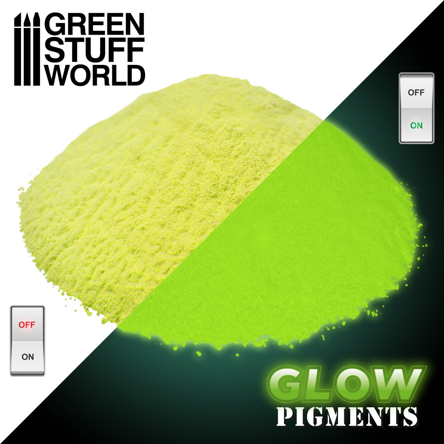 Glow in the Dark - REALITY YELLOW-GREEN | Luminous paint - GSW