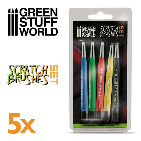 Scratch Brush Pens | Scale models and weathering tools - GSW