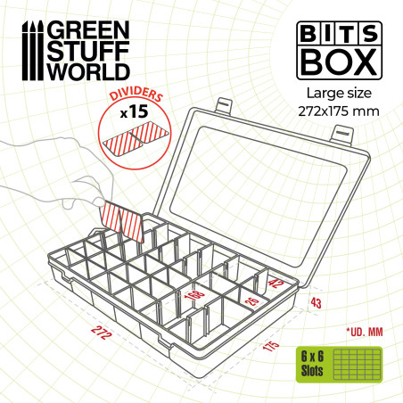 BITS BOX - Kästen für Teile - L | - GSW