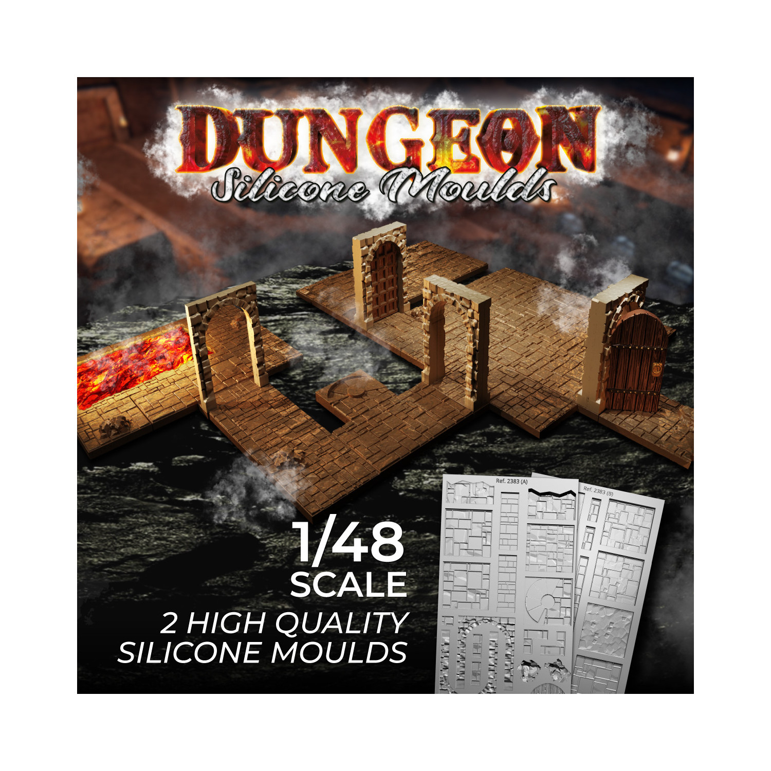 Stampi in Silicone DUNGEON | Stampi Dungeon DnD - GSW