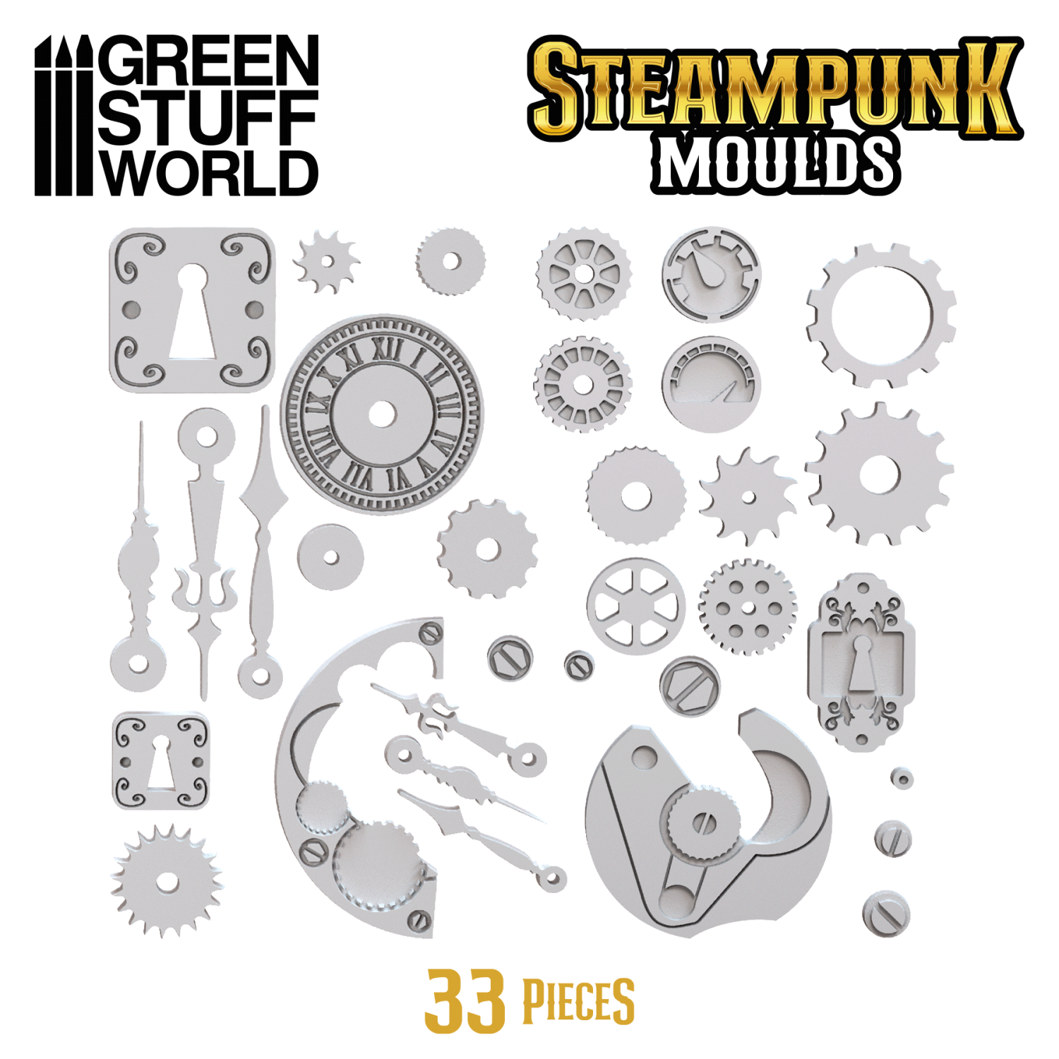 Silicone molds - Steampunk - GSW