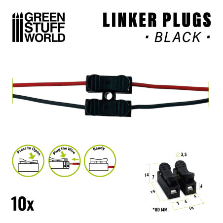 2pins Linker Plugs - Pack x10 | - GSW