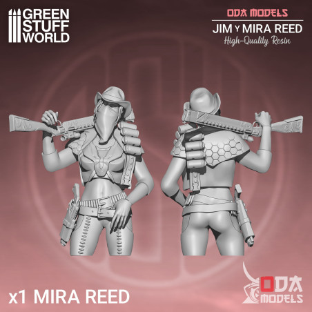 Figurines Oda Models - Jym et Mira Reed - GSW