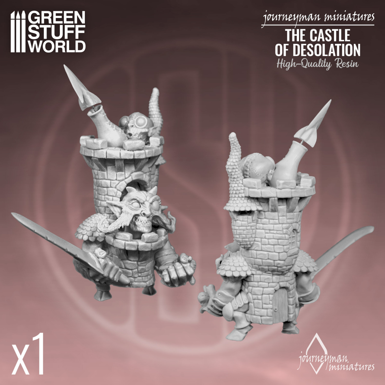 Journeyman Miniatures - The Castle of Desolation 75mm