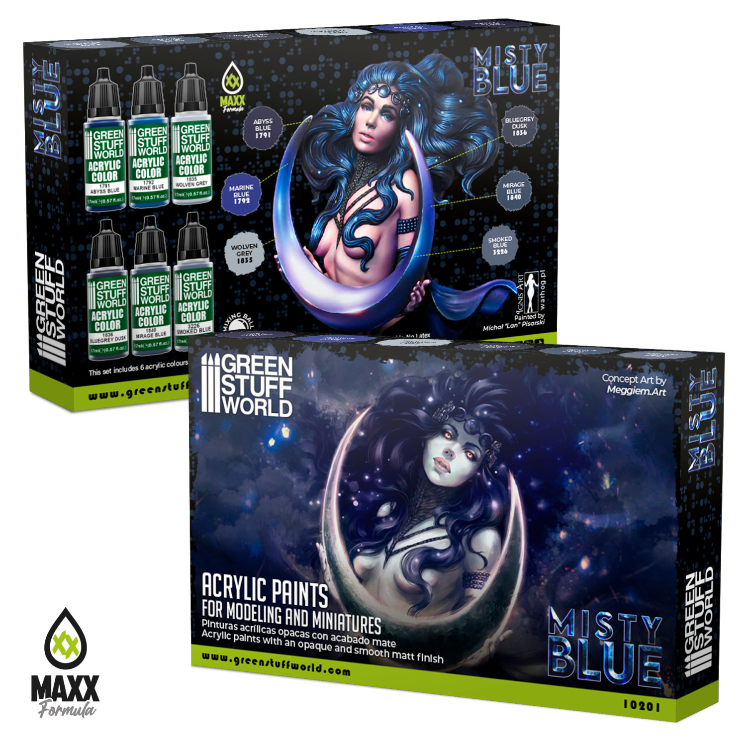 Paint Set - Misty Blue | - GSW