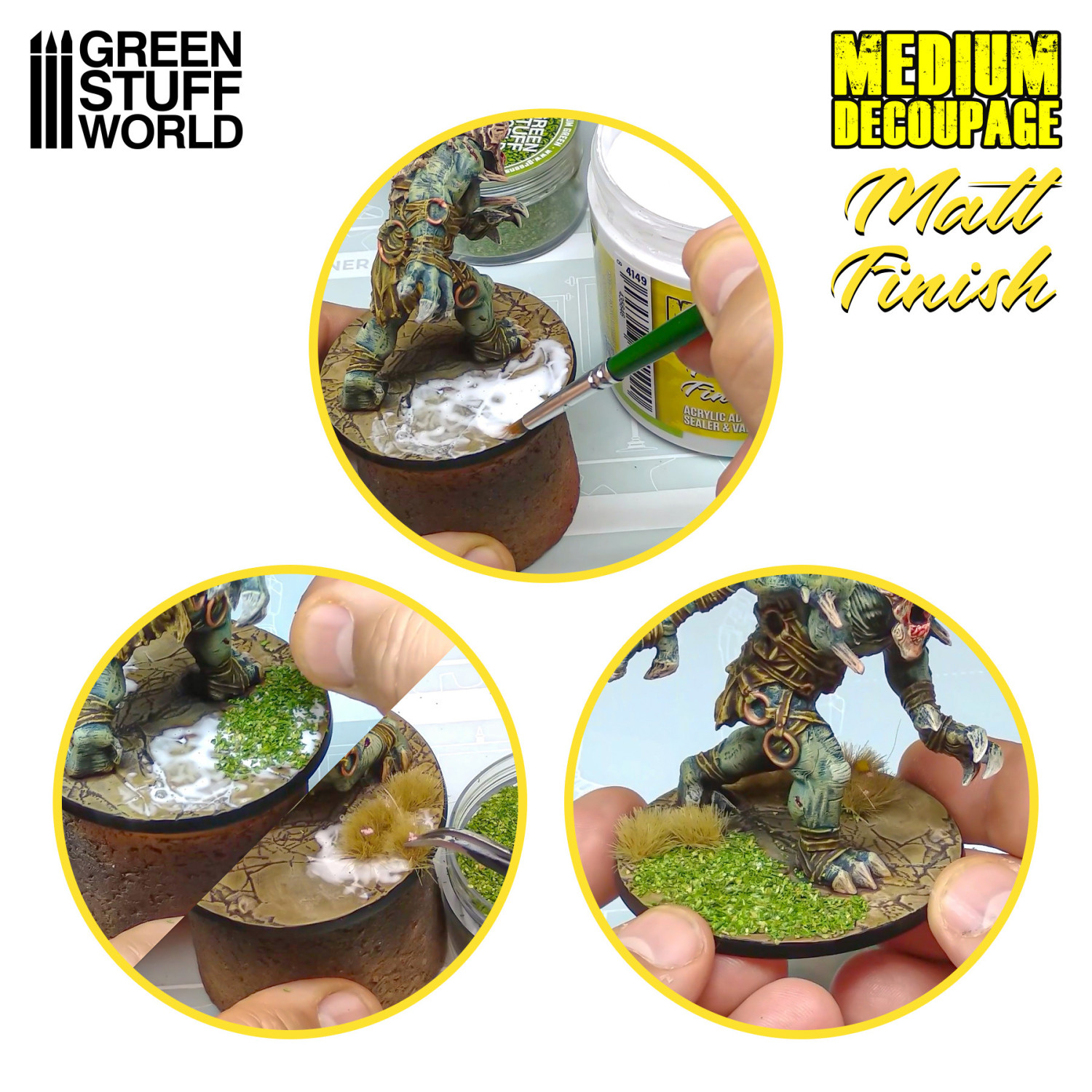 Decoupage Medium Matt 250ml | Matt acrylic sealer - GSW