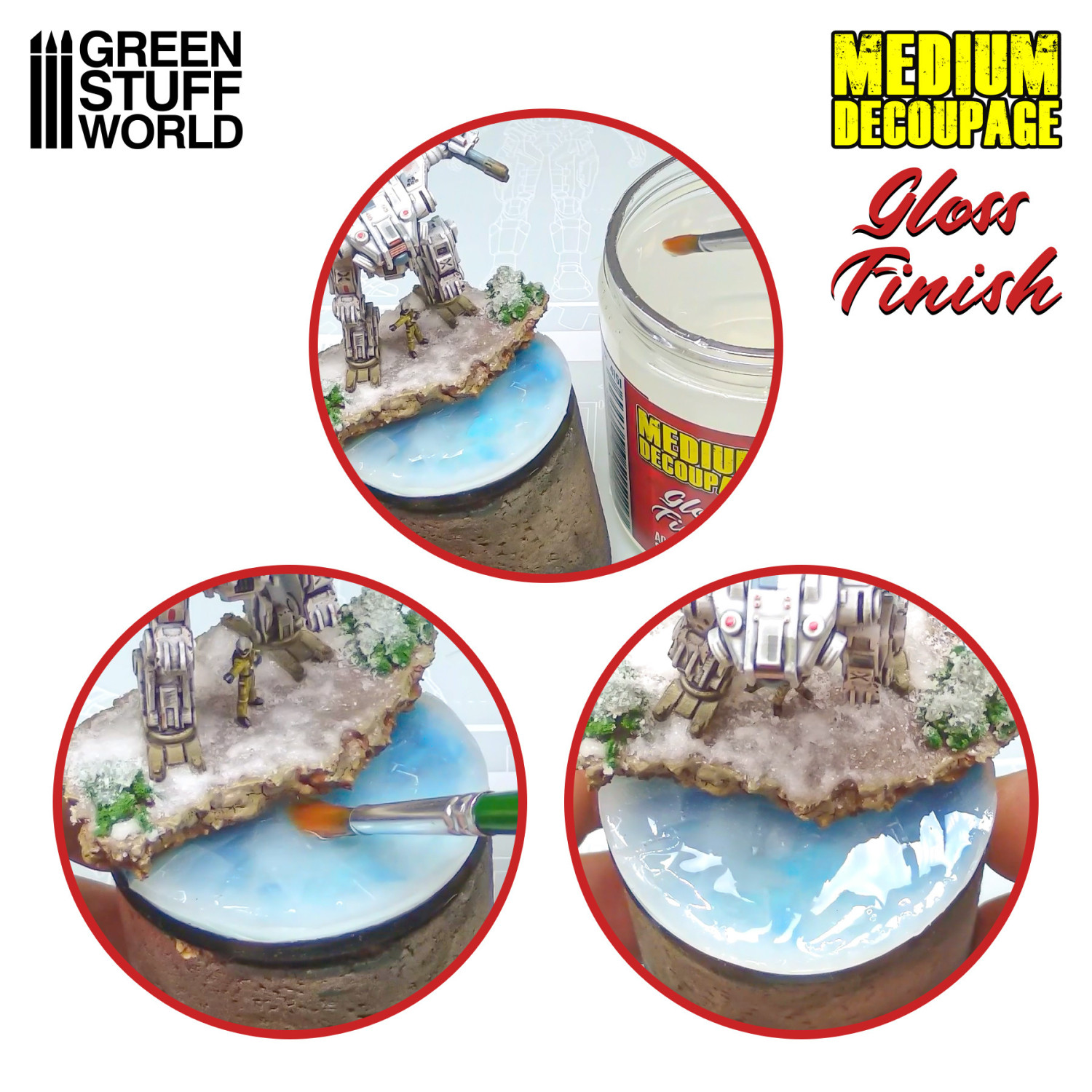 Decoupage Medium Gloss 250ml - GSW