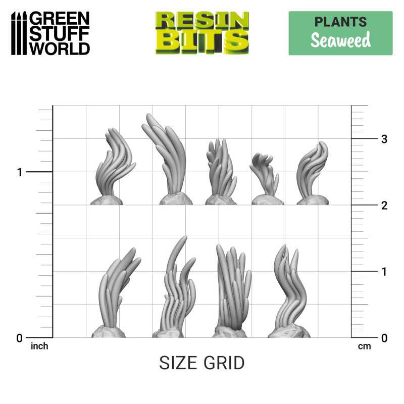 3D printed set - Seaweeds 1:48 | - GSW