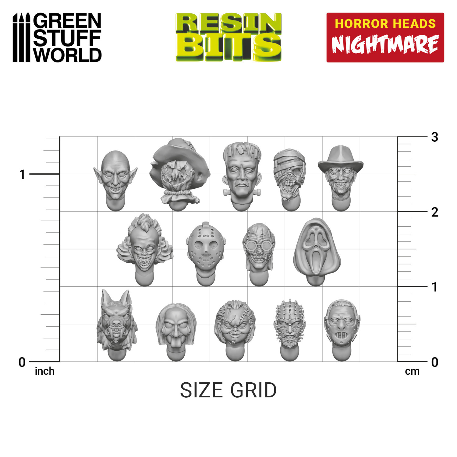 Horror Heads - NIGHTMARE 1:48 | - GSW