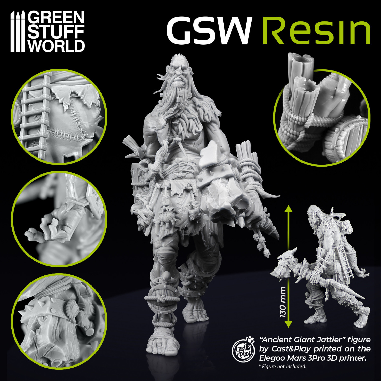 Résine Imprimante 3D ABS-like Gris 1L | Imprimante 3d resine - GSW