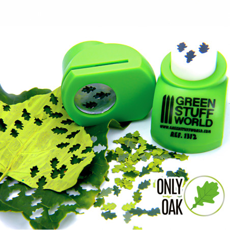 Miniature Leaf Punch LIGHT GREEN | - GSW