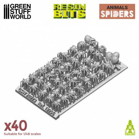 Small Spiders Resin Set 1:48-1:35 - GSW