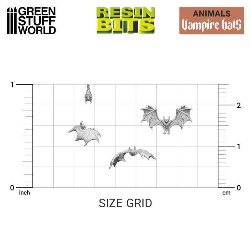 Vampire Bats Resin Set 1:48 | Giant Vampire Bats - GSW