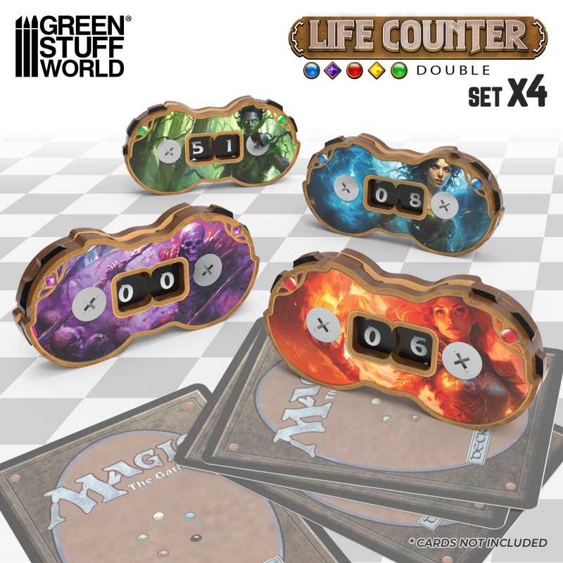 Double life counters - Set x4 - GSW