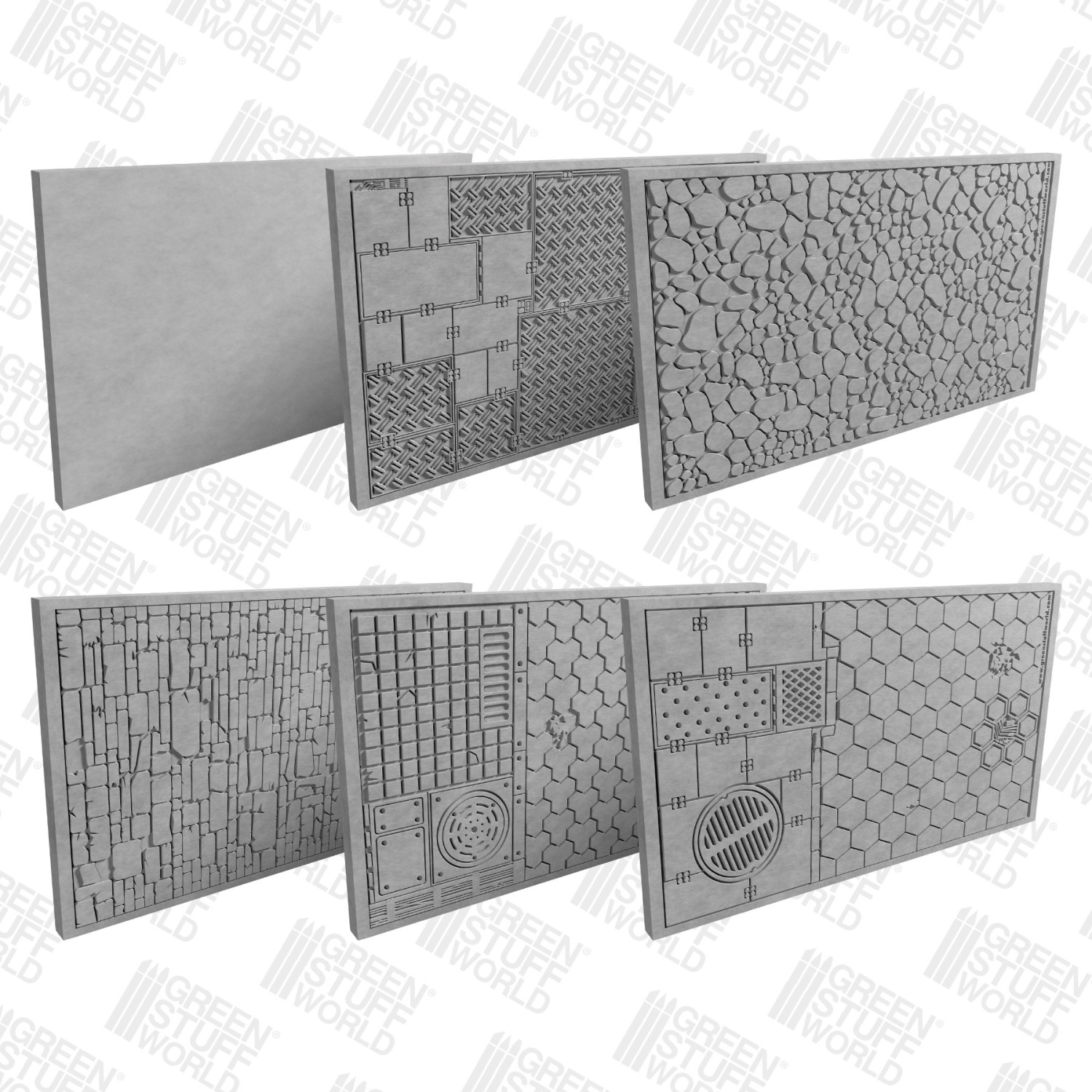 Rolling Pin - Textured Rolls - PACKx6 v1.0 | - GSW