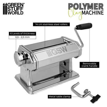 Polymer-Ton Maschine | Polymer clay Machine - GSW
