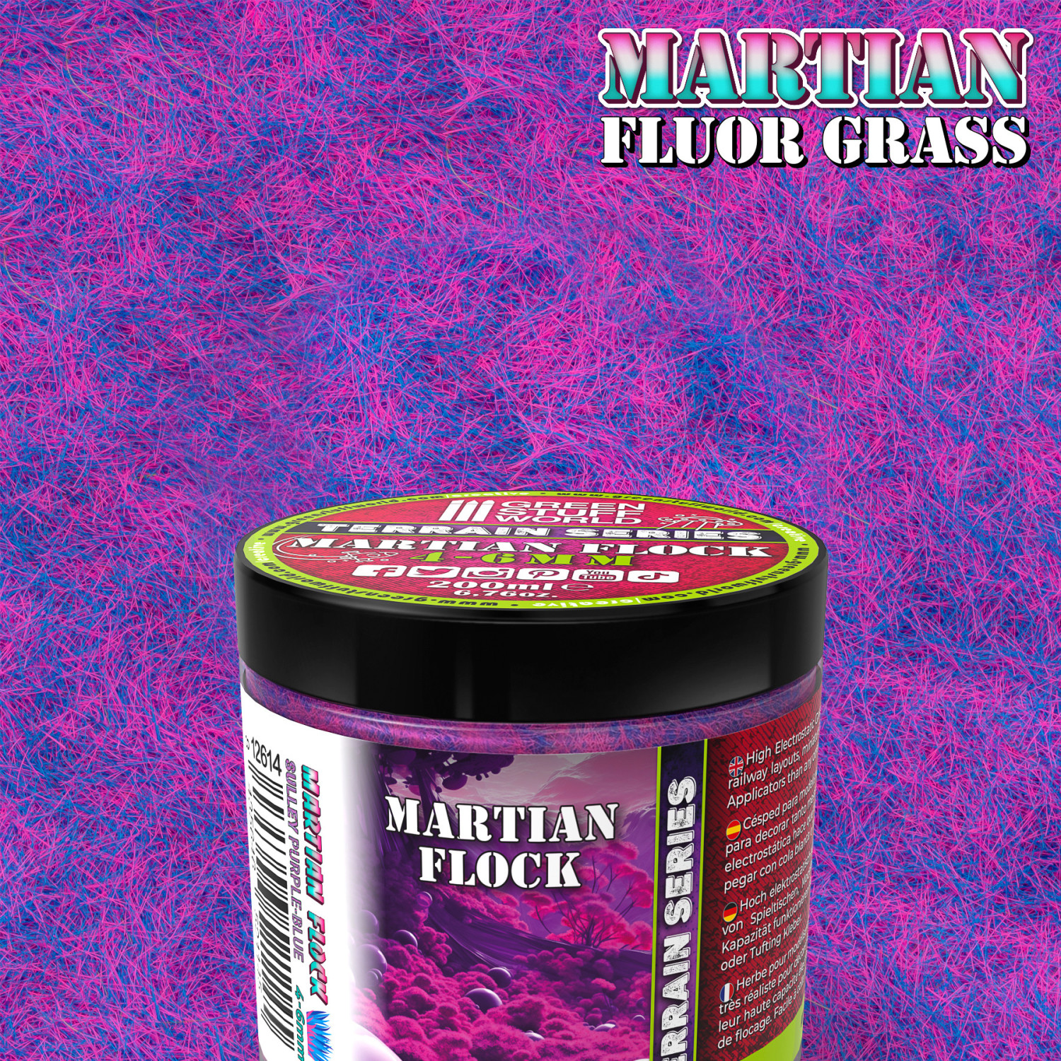 Erba Marziana Fluor 4-6mm - Sulley purple-blue - 200ml | - GSW