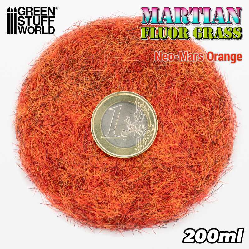 Martian Fluor Grass 4-6mm - Neo-Mars Orange - 200ml | - GSW