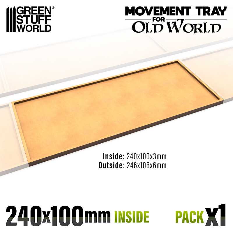 MDF Movement Trays - 240x100mm | 240x100mm - GSW