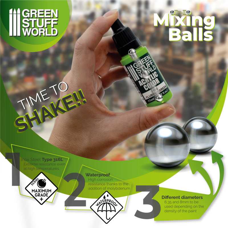 Mixing Balls 6.35mm | Stirring balls - GSW