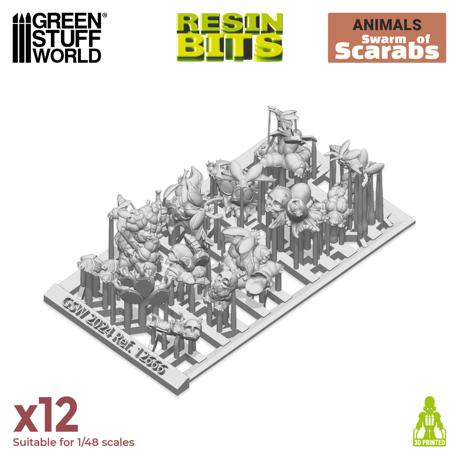 Swarm of Scarabs 1:48 Resin Set - GSW