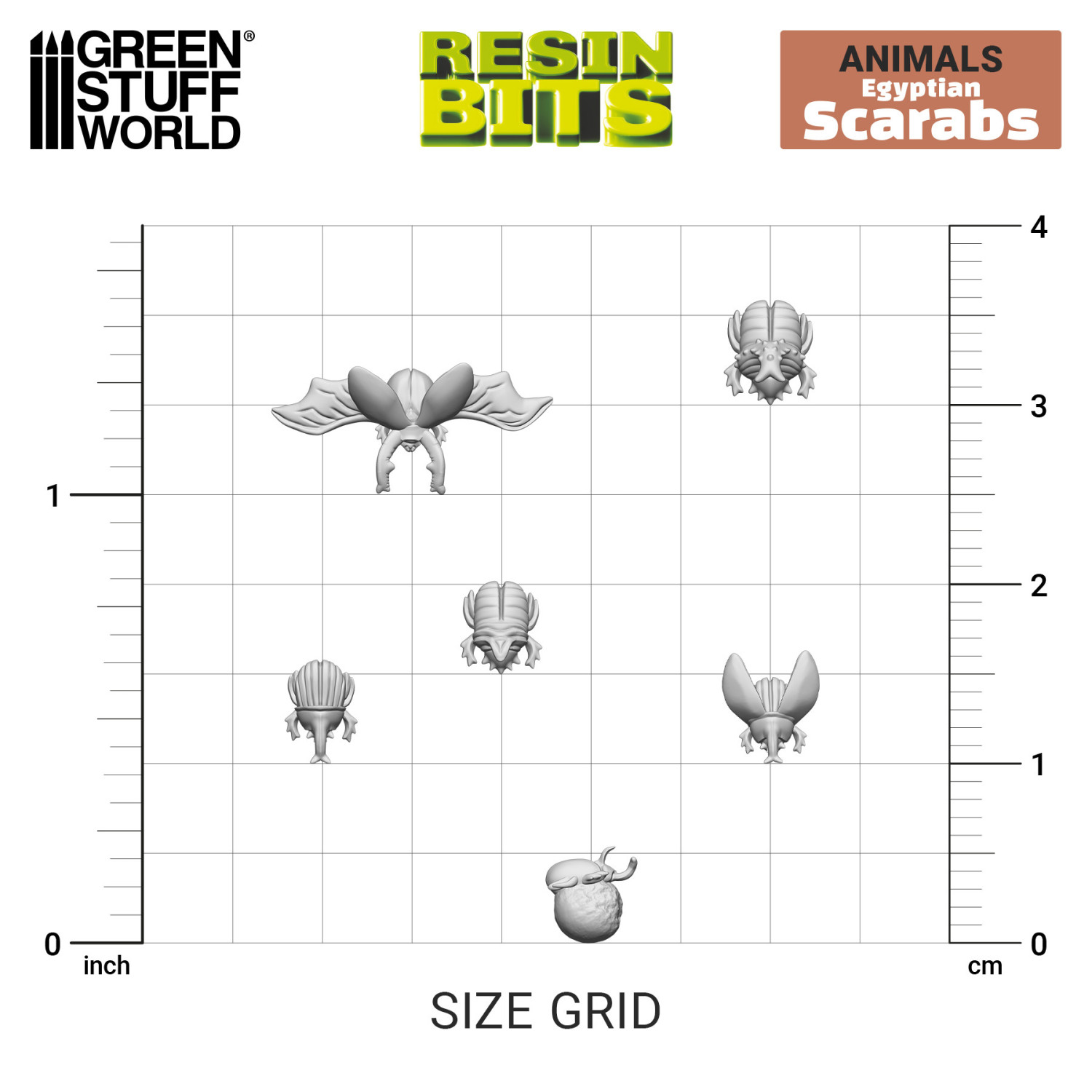 Egyptian Scarabs Resin Set 1:48 - GSW