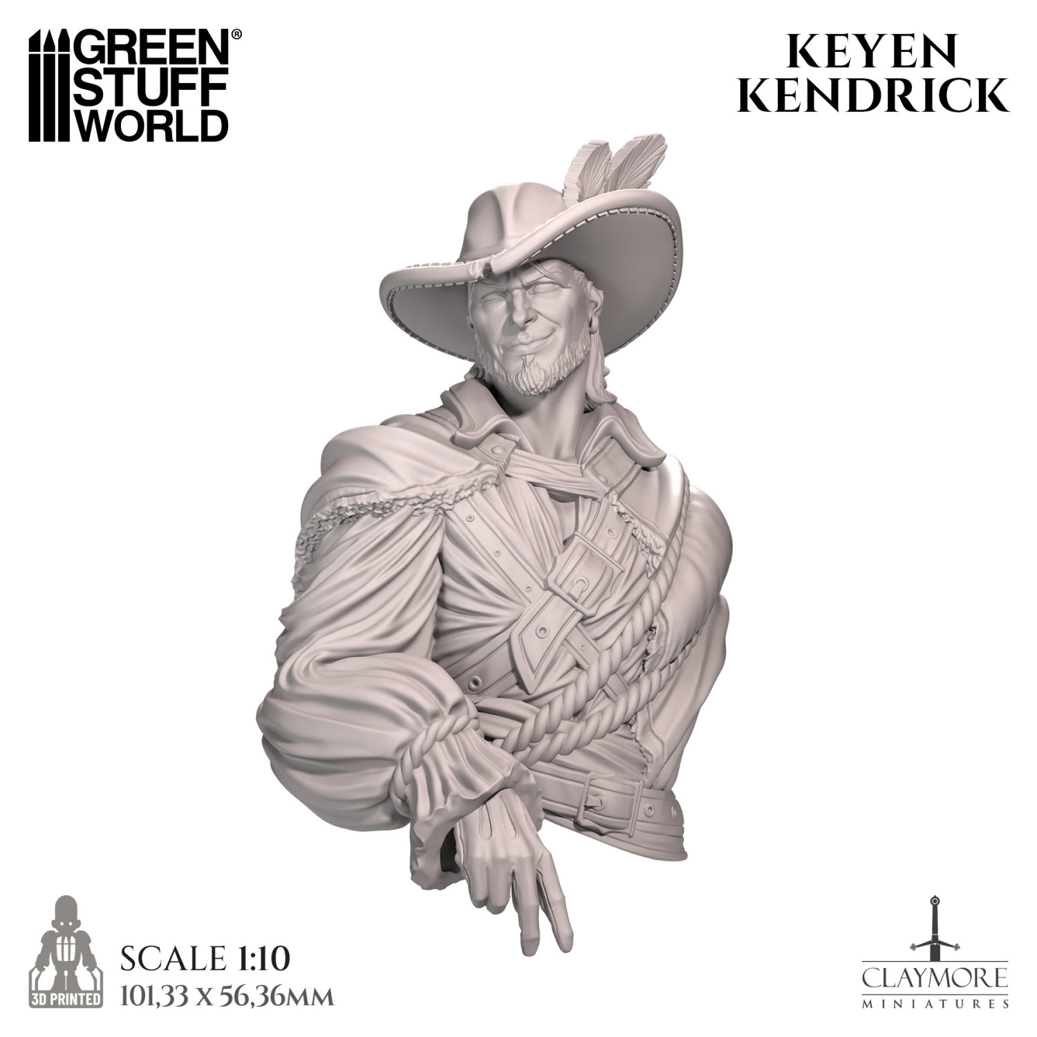 Figures from Claymore Miniatures - Keyen Kendrick - GSW