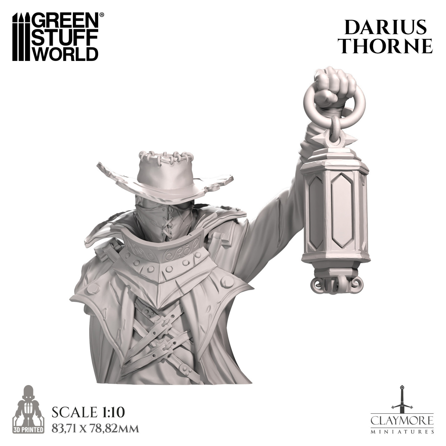 Figurines de Claymore Miniatures - Darius Thorne - GSW