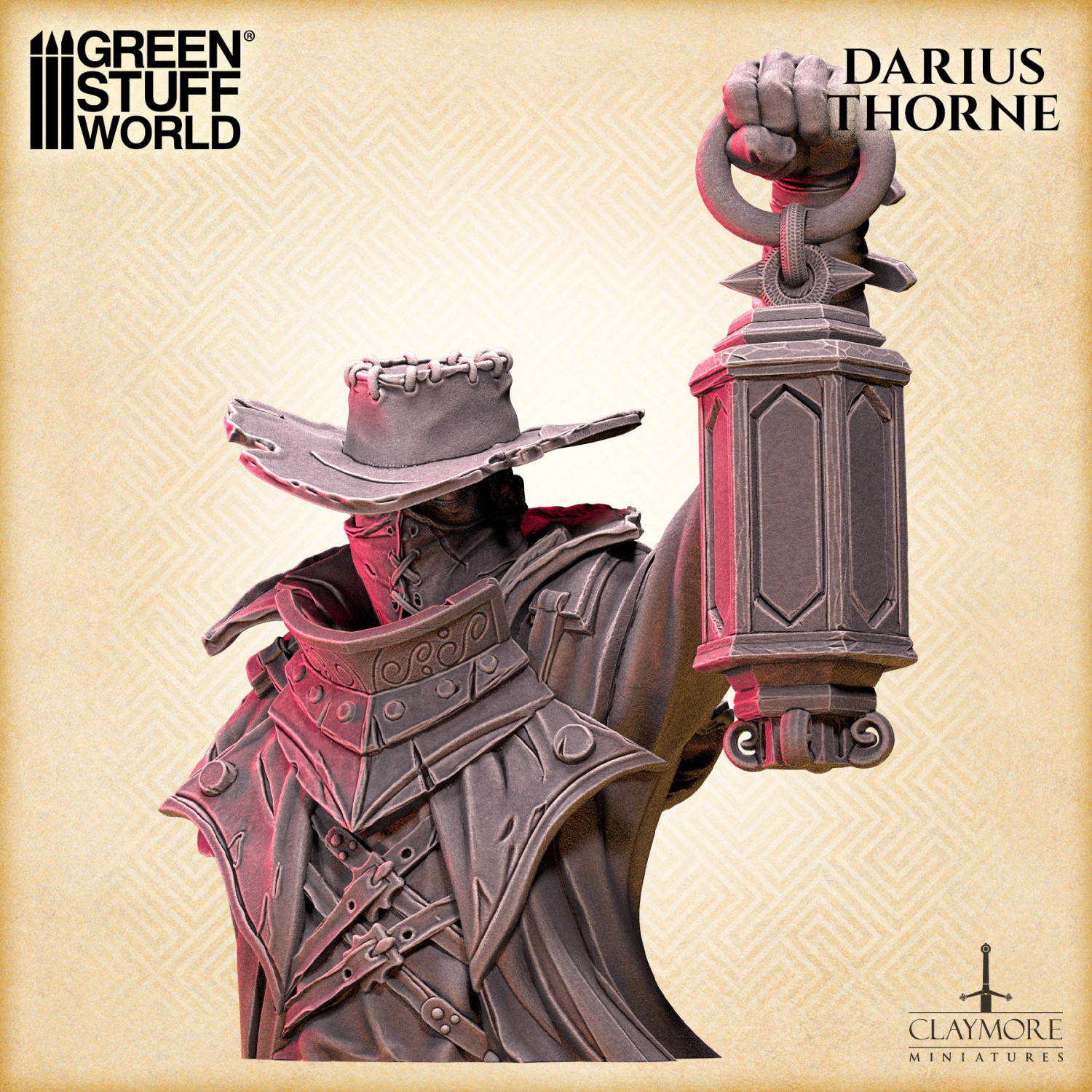 Figurines de Claymore Miniatures - Darius Thorne - GSW
