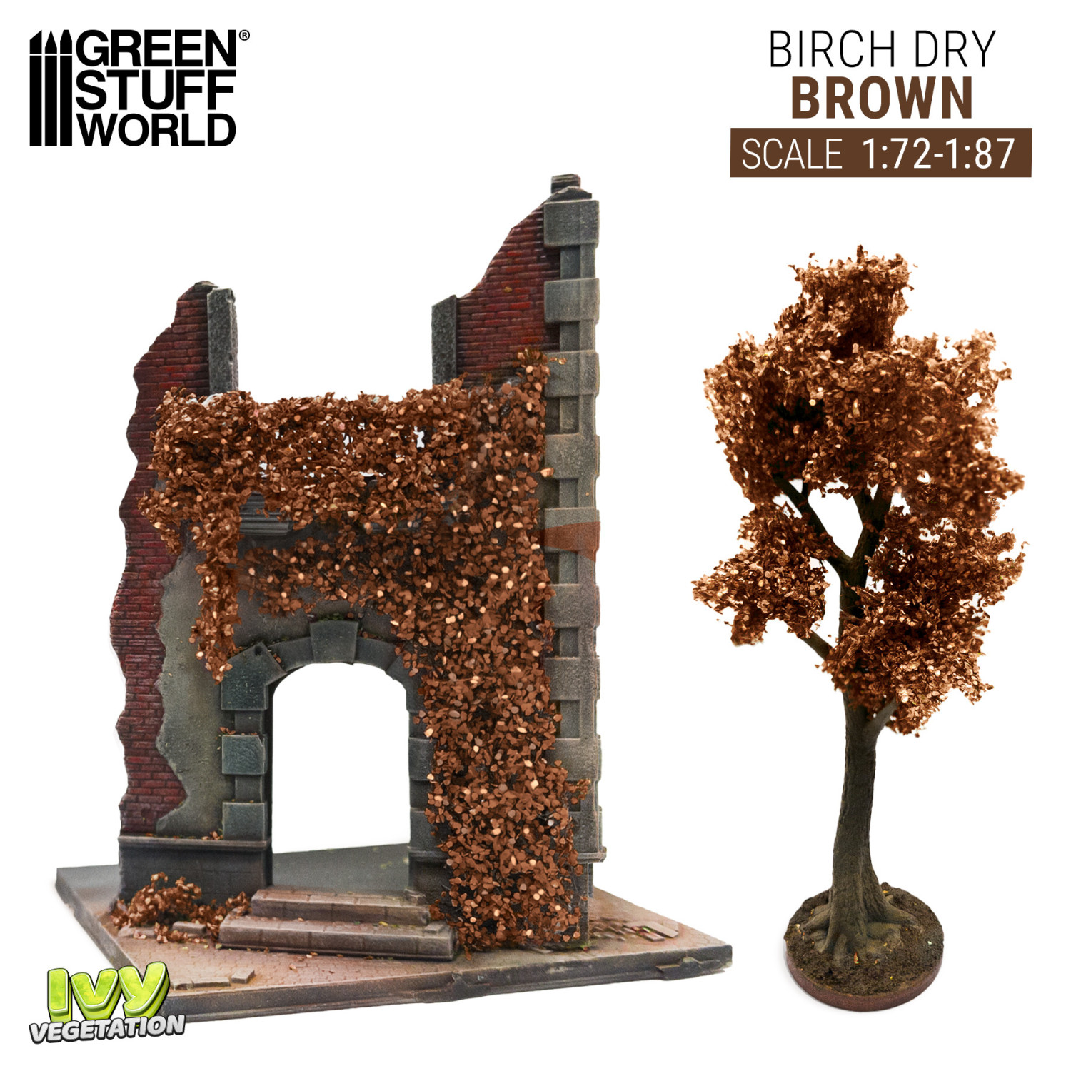 Ivy Foliage - Brown Birch - Small| - GSW