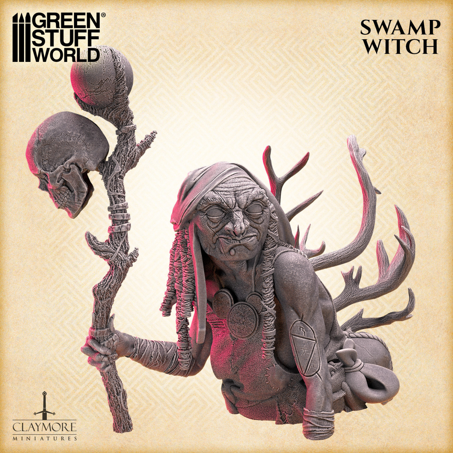 Figures from Claymore Miniatures - Swamp Witch - GSW