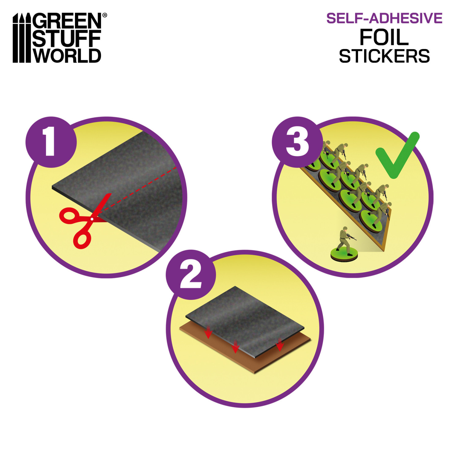 Eisenfolien Ferrofolien selbstklebend kaufen - GSW