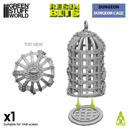 Dungeon Cage 1:48 | DnD Bits - GSW