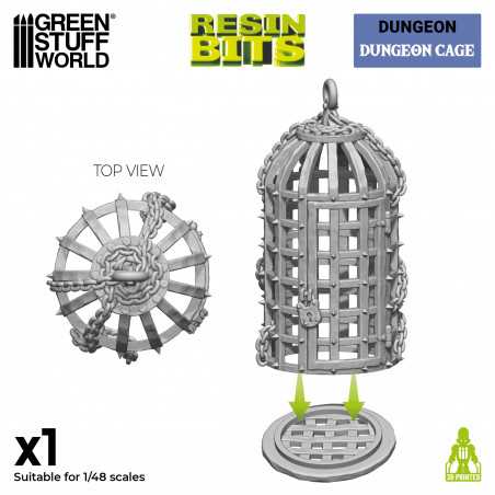 Cage de Donjon 1:48 | DnD bits - GSW