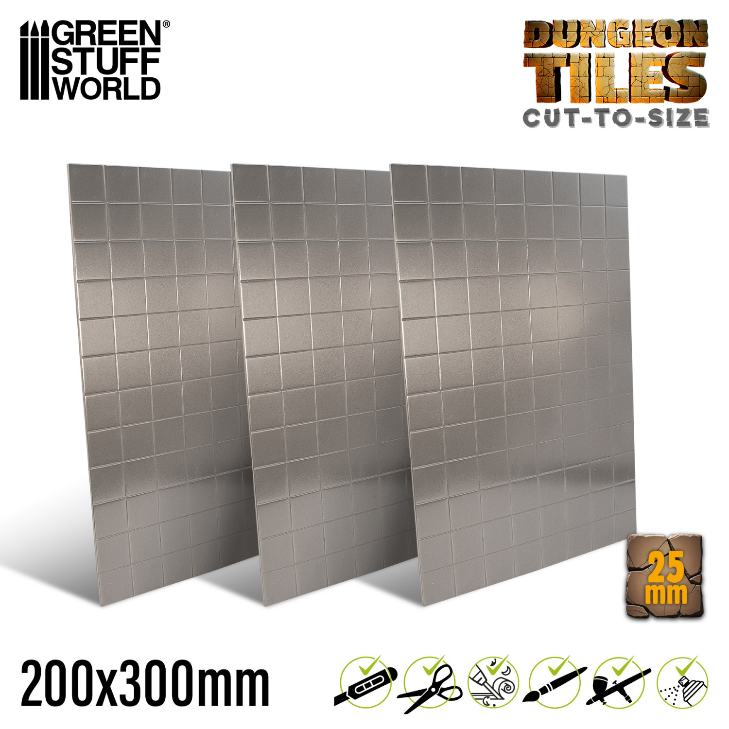 Dungeon Tiles 25mm | DnD Tiles 25mm - GSW