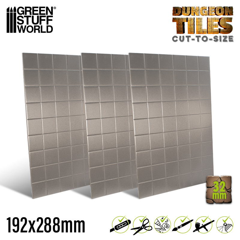 Dungeon Tiles 32mm | DnD Tiles 32mm - GSW