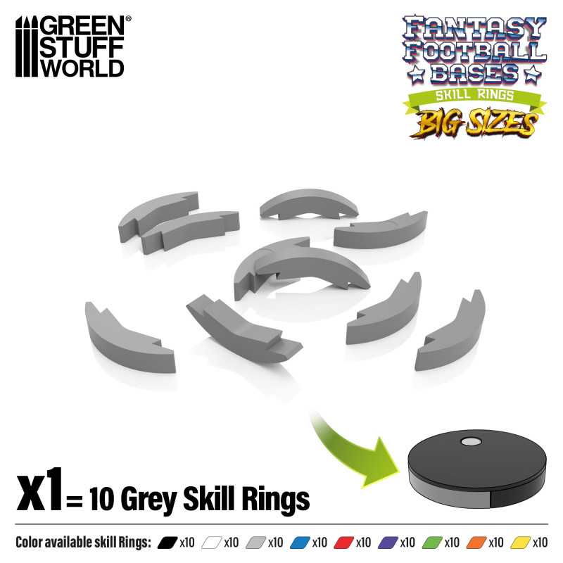 Skill Ring 40mm Grey | Blood Bowl Skill Rings - GSW