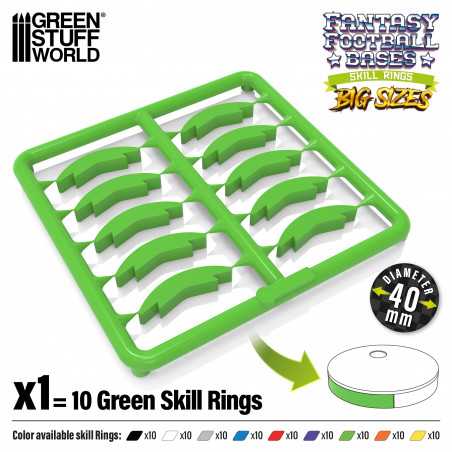 Skill Ring 40mm Green | Blood Bowl Skill Rings - GSW