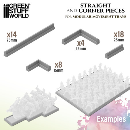 Corners for Modular Movement Trays - GSW