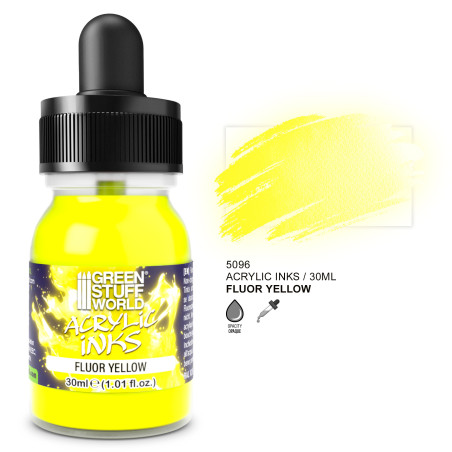 Fluor Acrylic Ink - Yellow - GSW