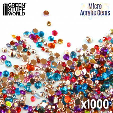 Micro Acrylic Gems | Craft rhinestones - GSW