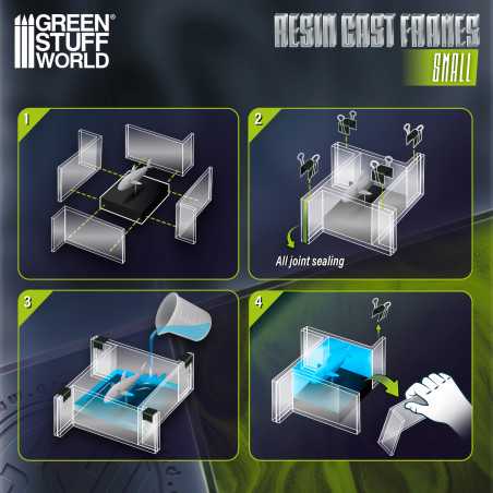 Small Resin Cast Frames | Small mold boxes - GSW