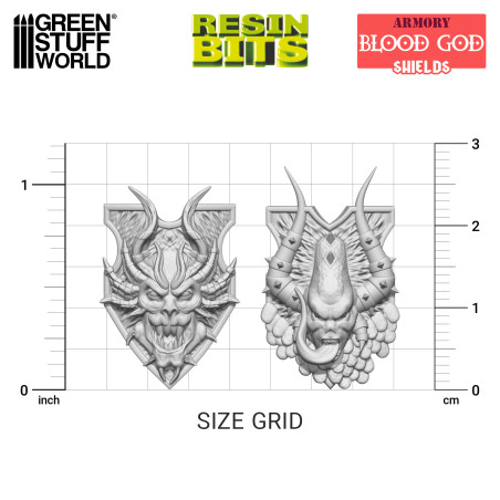 Blood God Shields 1:48 | Blood Demon Shields - GSW