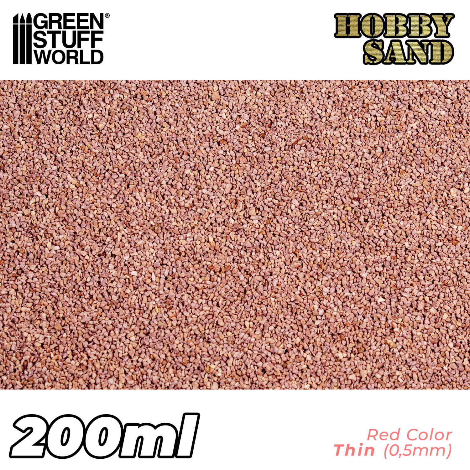 Thin Hobby Sand - Red 200ml - GSW