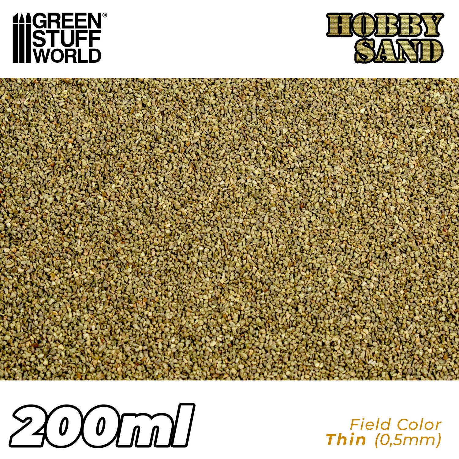 Thin Hobby Sand - Field Sand 200ml - GSW