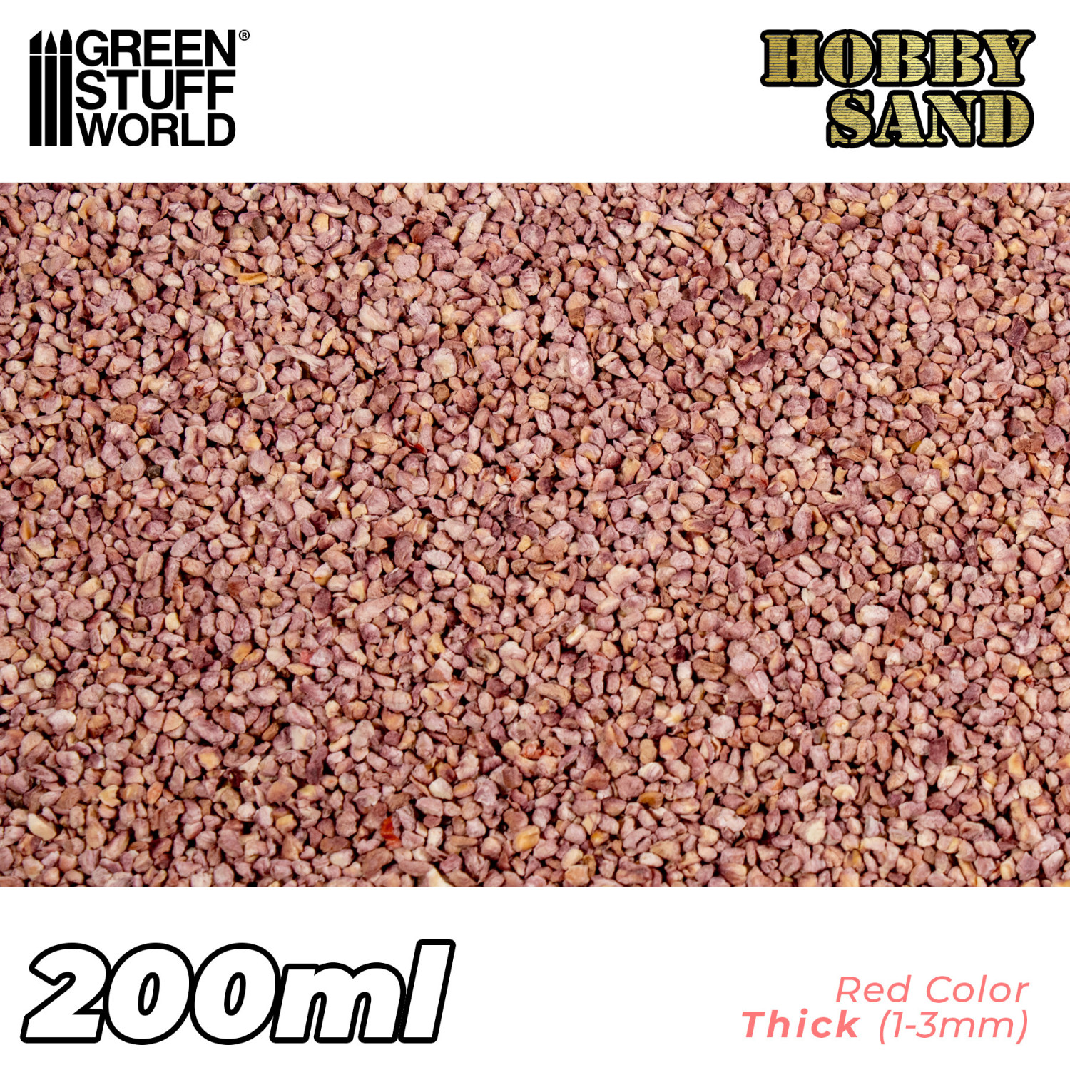 Thick Hobby Sand - Red 200ml - GSW
